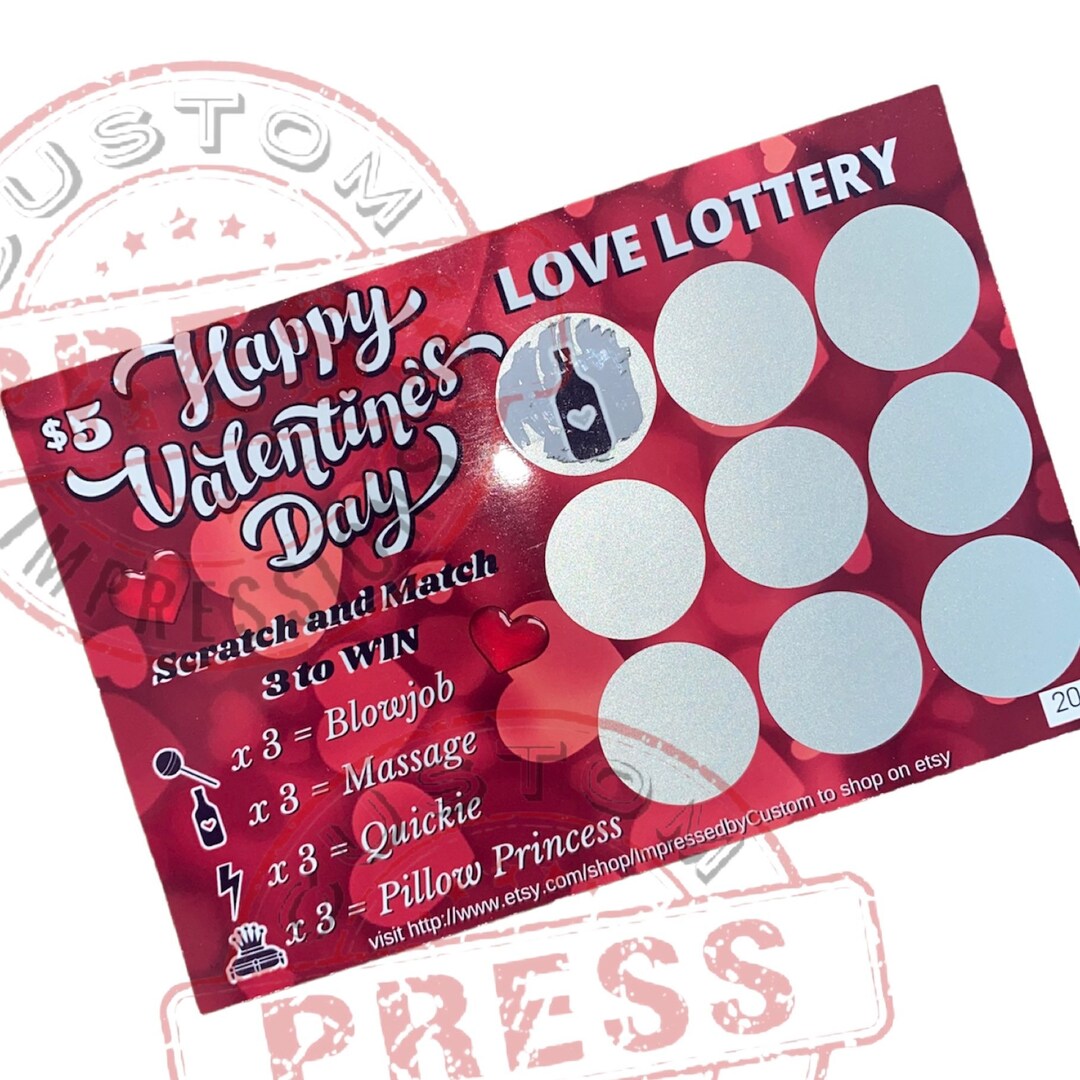Naughty Valentines Day Scratch off Card - Etsy