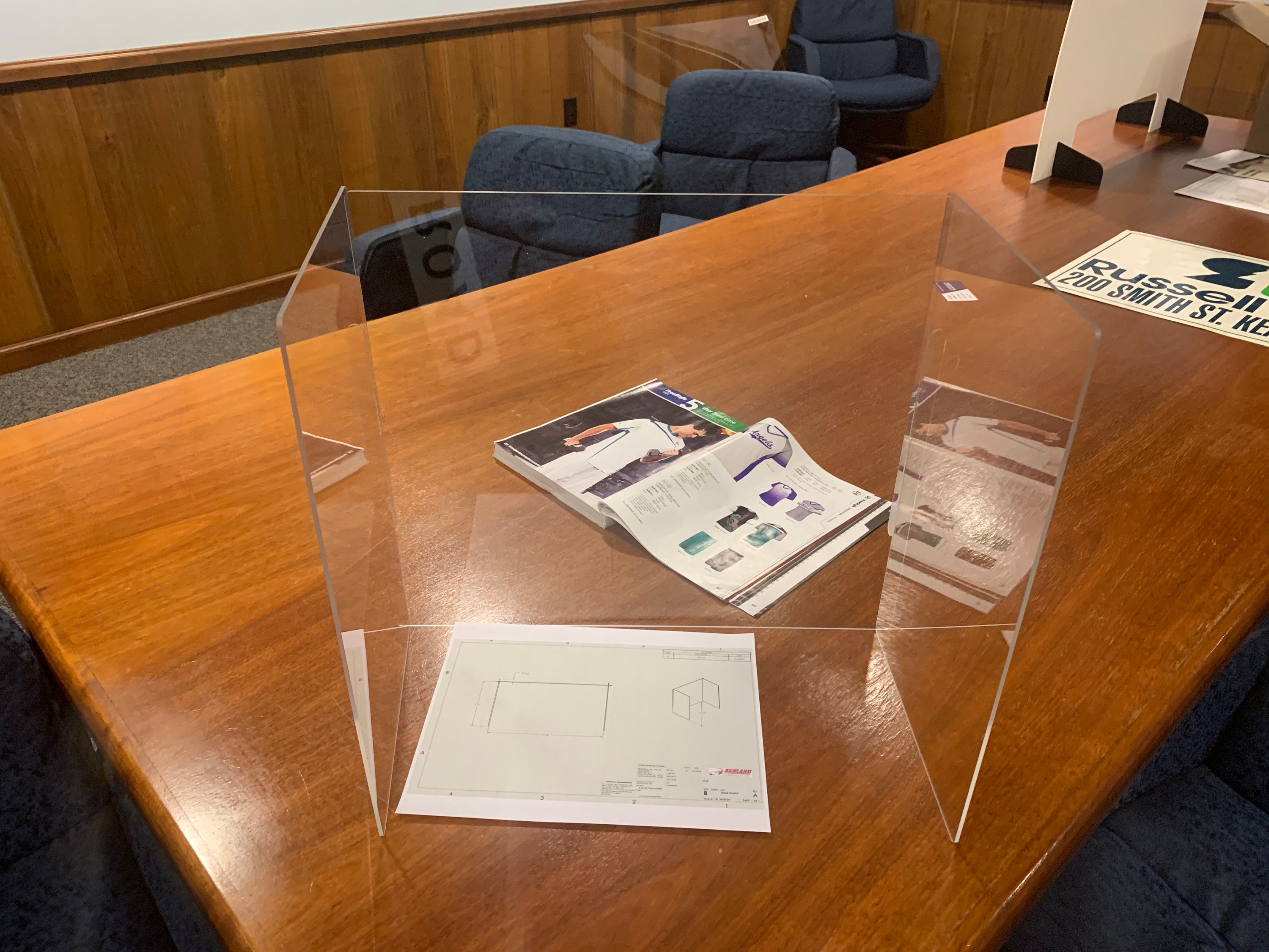 School Desktop Sneeze Guard for Students Teachers 15% OFF | Etsy