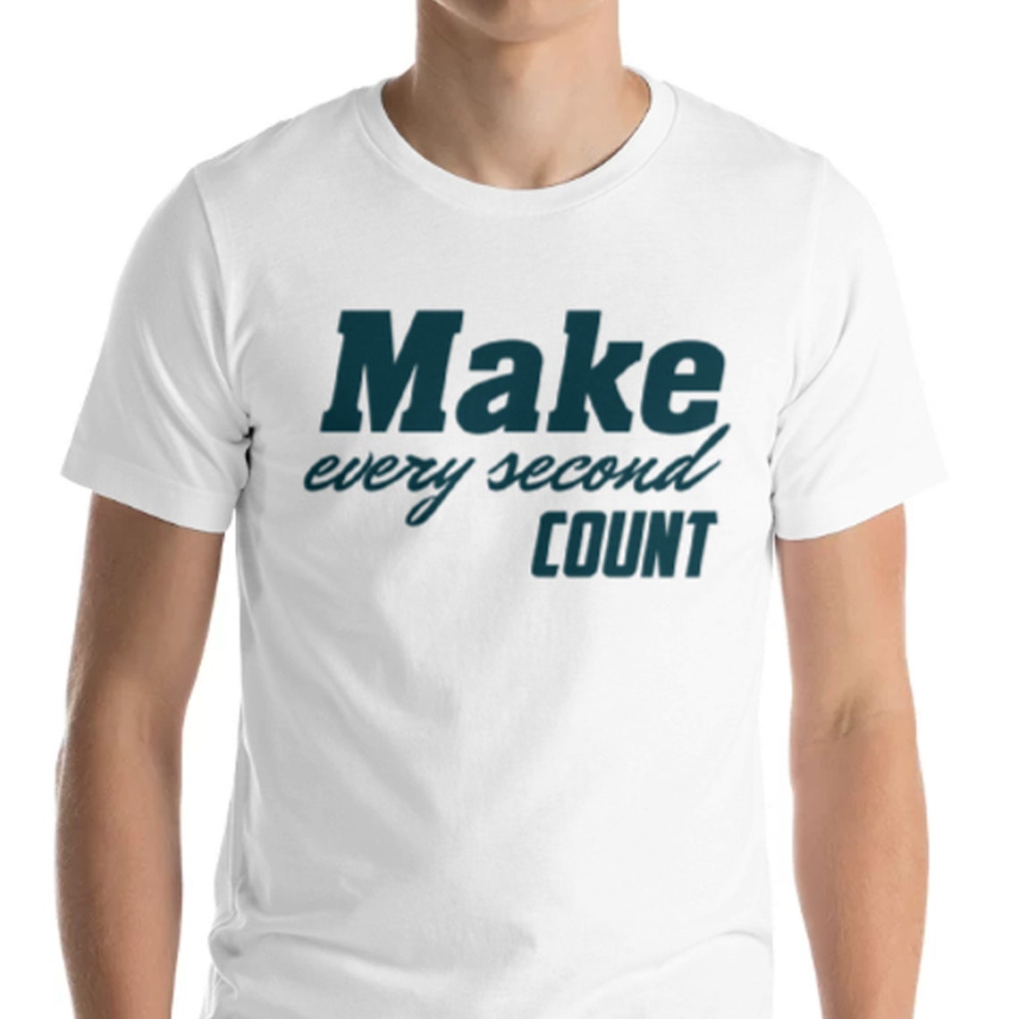 make-every-second-count-graphic-tee-etsy