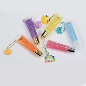 Fruity Glitter Lip Gloss Bulk Lot Start Your Own Makeup Lip Gloss Line ...