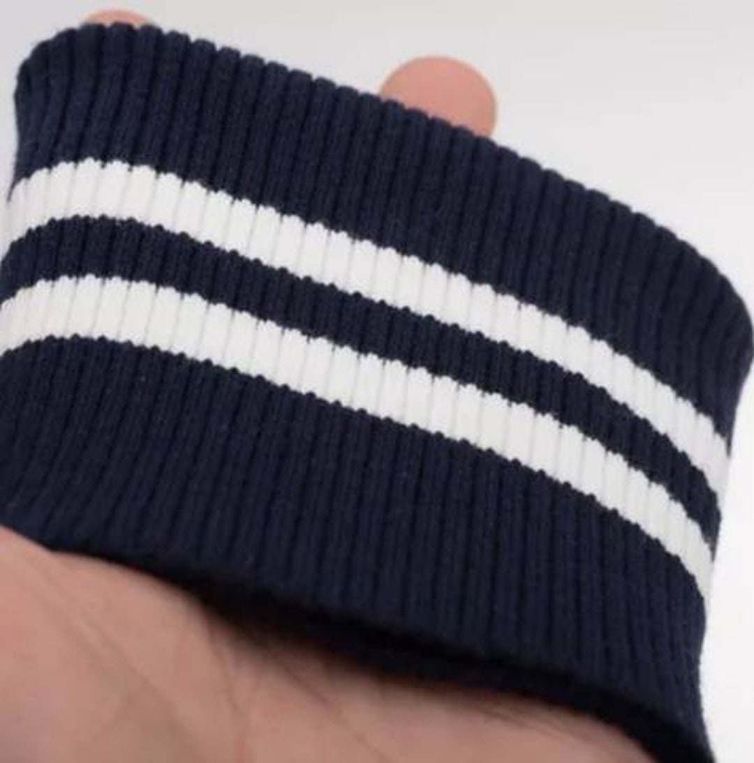 Finished Rip Knit Cuffs With Thick Elastic Cotton Fabric...usa SELLER ...