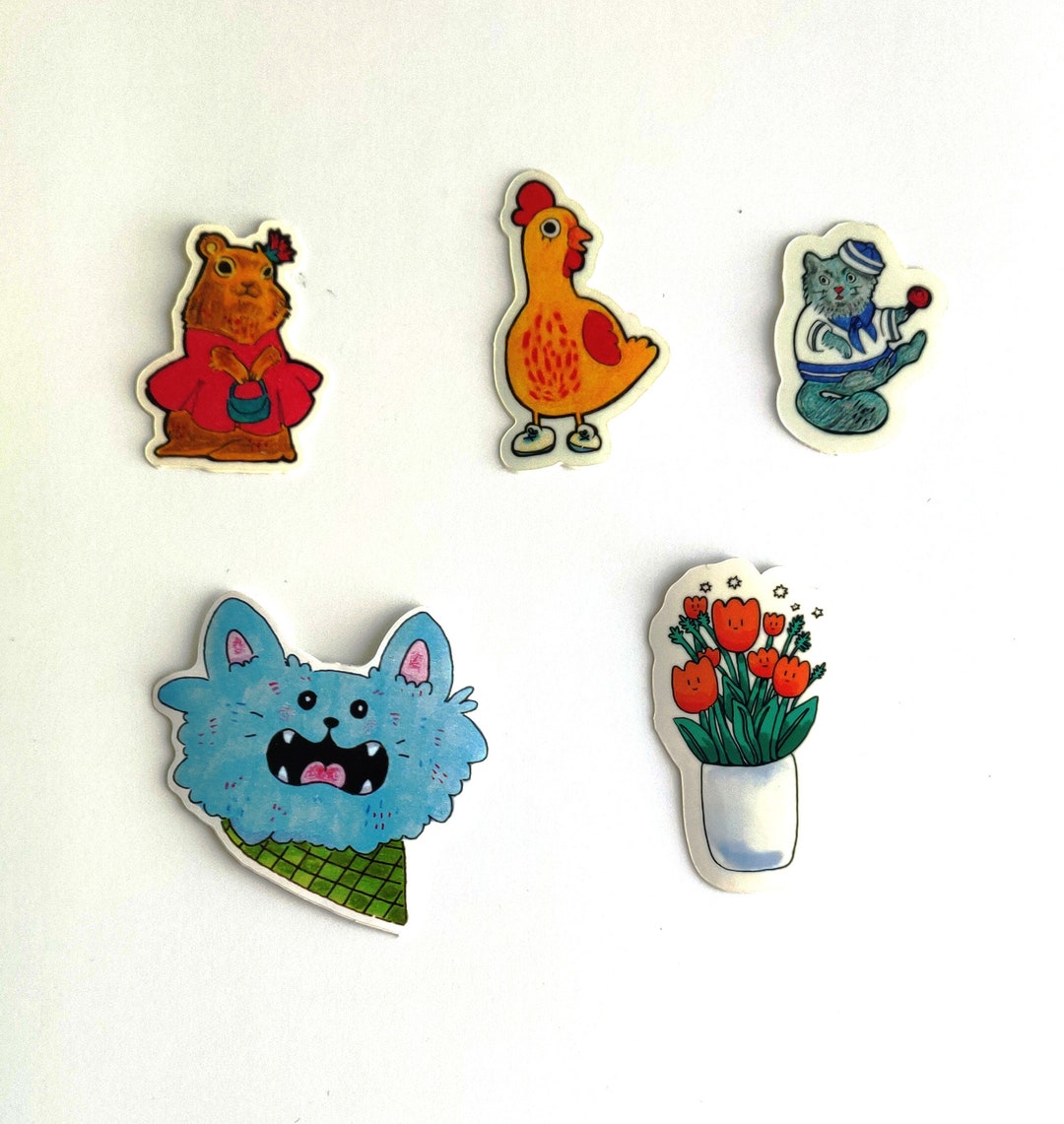 Waterproof Vinyl Sticker Bundle - Etsy