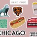 Chicago Sticker Pack of 14 Chicago Stickers Chicago | Etsy