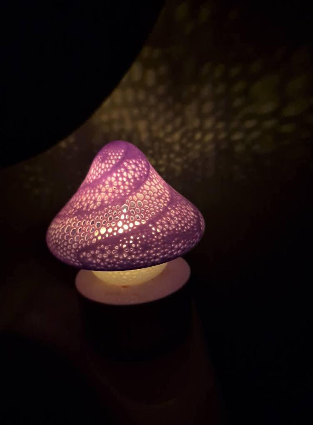Mushroom Tea Light Lamp - 3D Print - Etsy