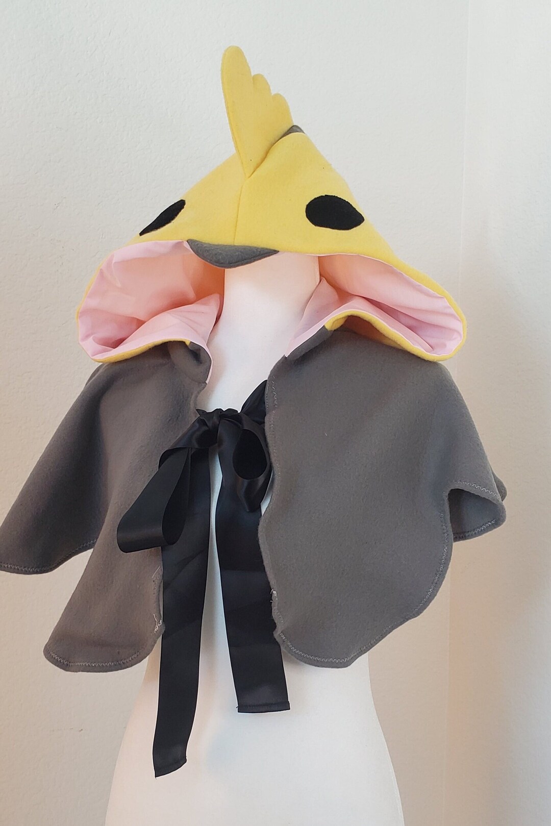 Handmade Fleece Cockatiel Cape - Etsy