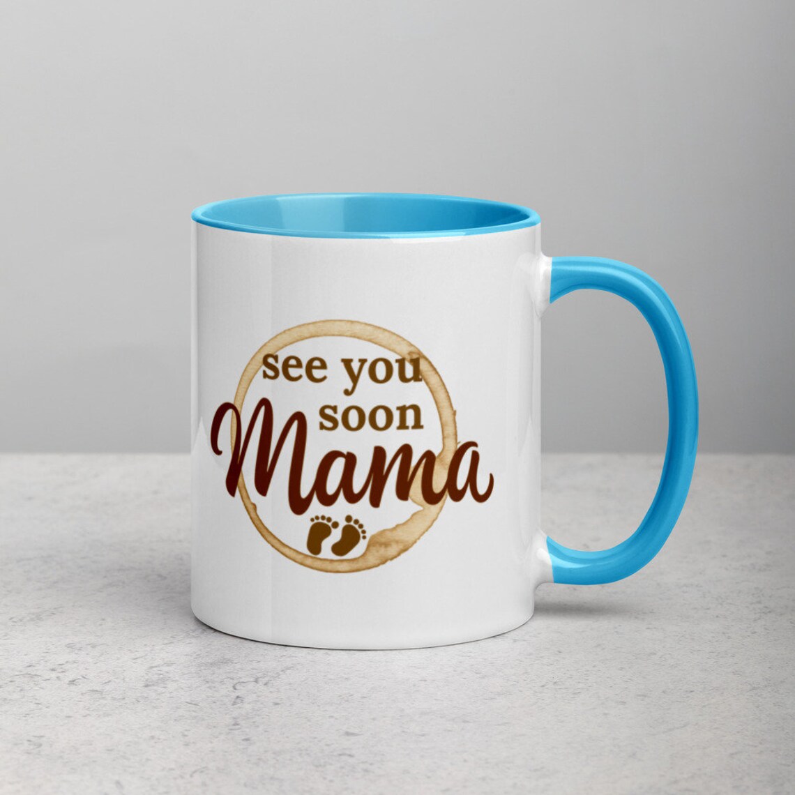 New Mom Gift Mug, See You Soon Mama, Soon to Be Mama Mommy, Pregnancy ...