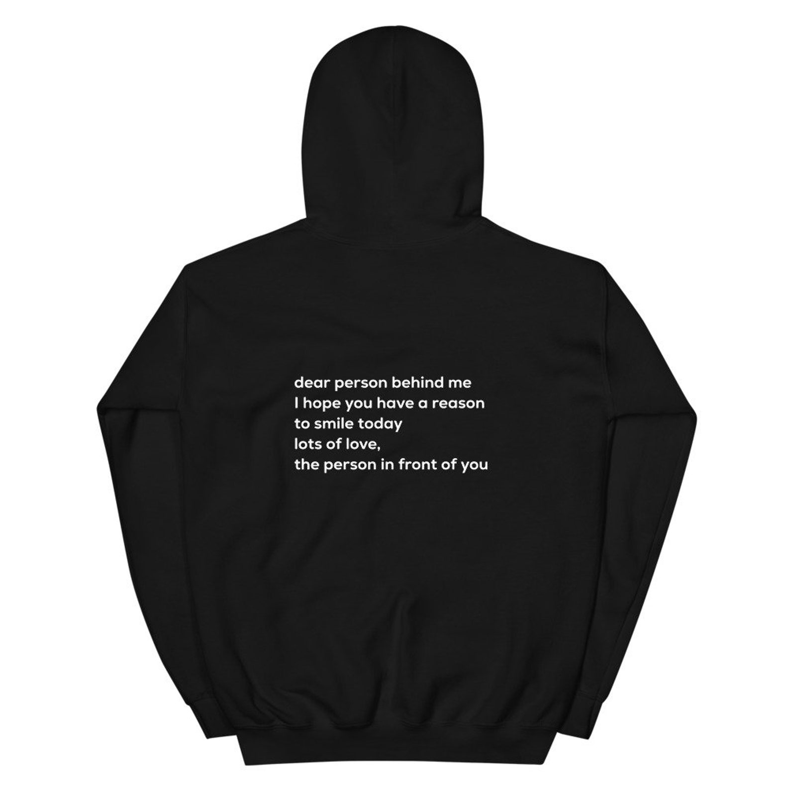Dear Person Behind Me Hoodie Pullover Gift for Her - Etsy