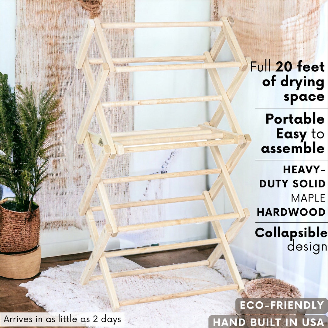 Small Wood Drying Rack,clothes Drying Rack for Laundry Drying Rack for ...