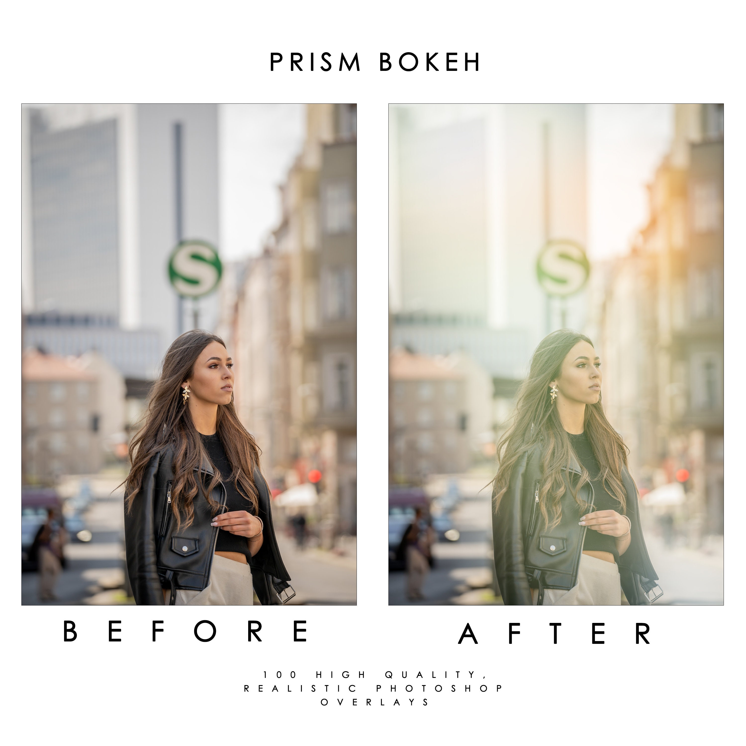 100 PRISM Bokeh Overlays | Colored Bokeh Photoshop Overlays, Prism Photo Overlays, Rainbow ...