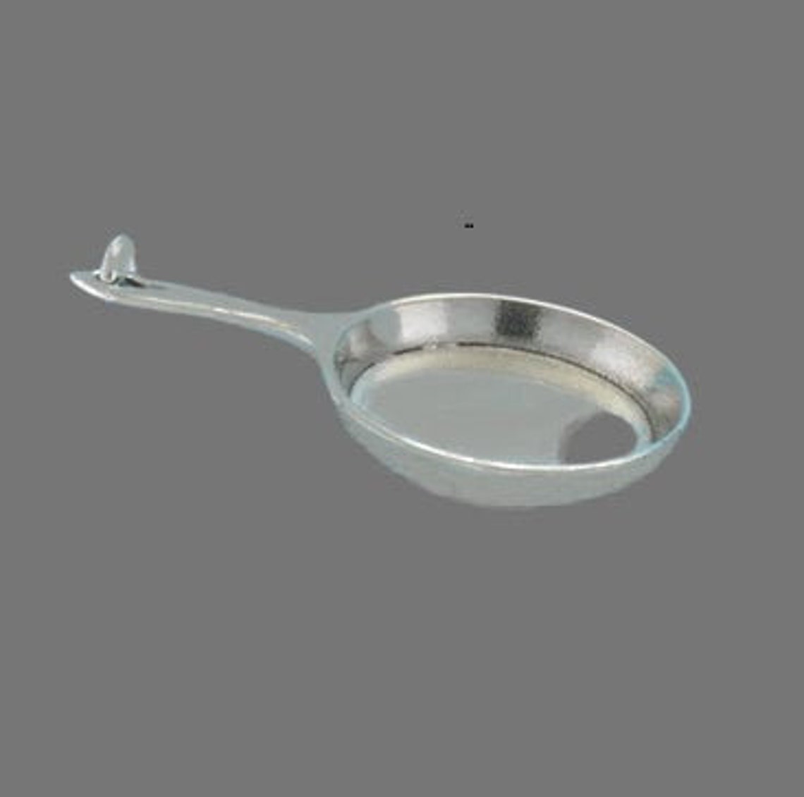 GOLD PLATED or STERLING Silver Skillet Frying Pan Charm Pendant Gift ...