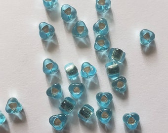 Triangle Glass Beads | Etsy