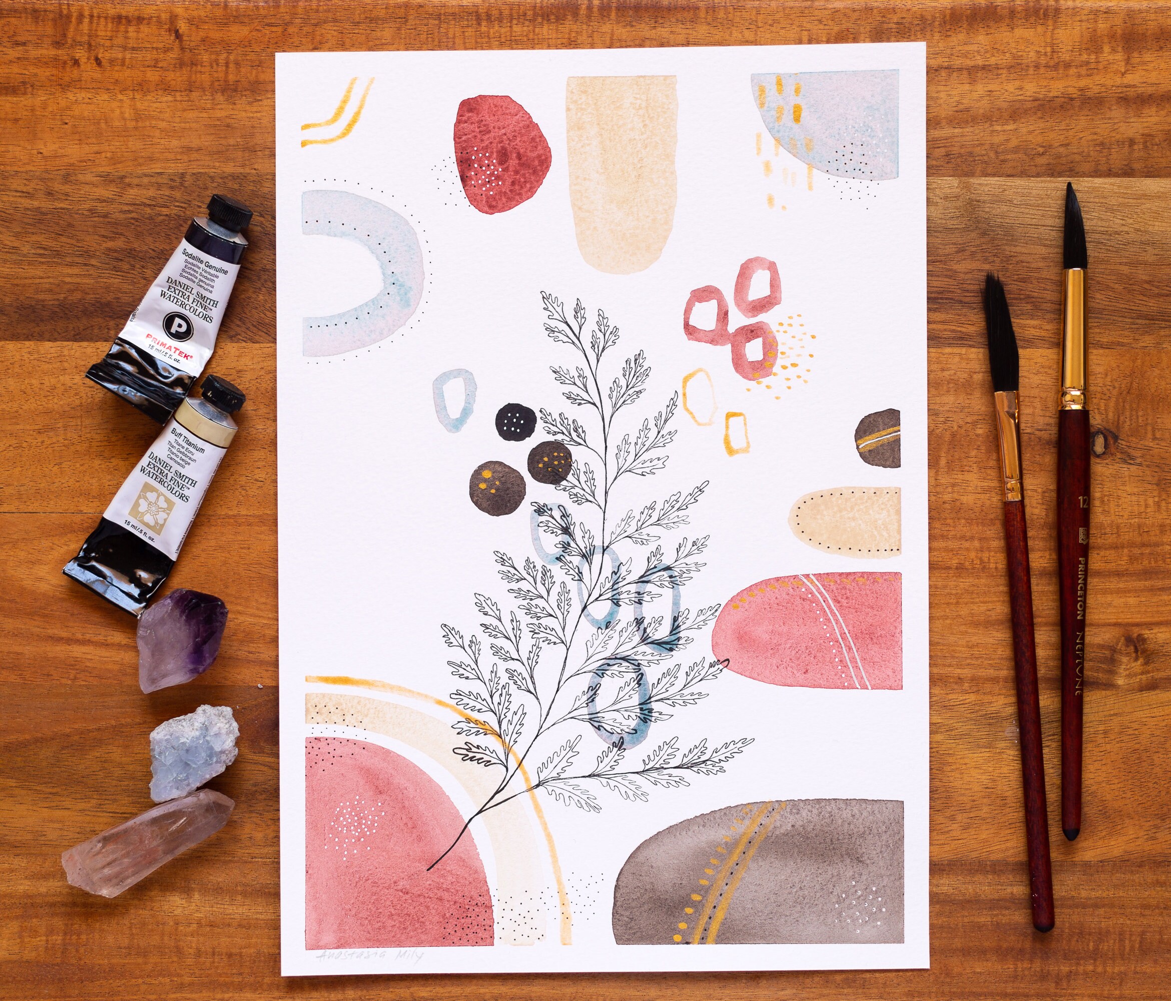 Original Watercolour and Ink Painting Nature Art Australian - Etsy ...