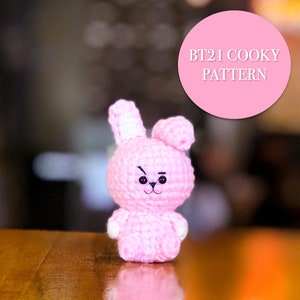 BTS BT21 Motif Amigurumi Cooky - Etsy France