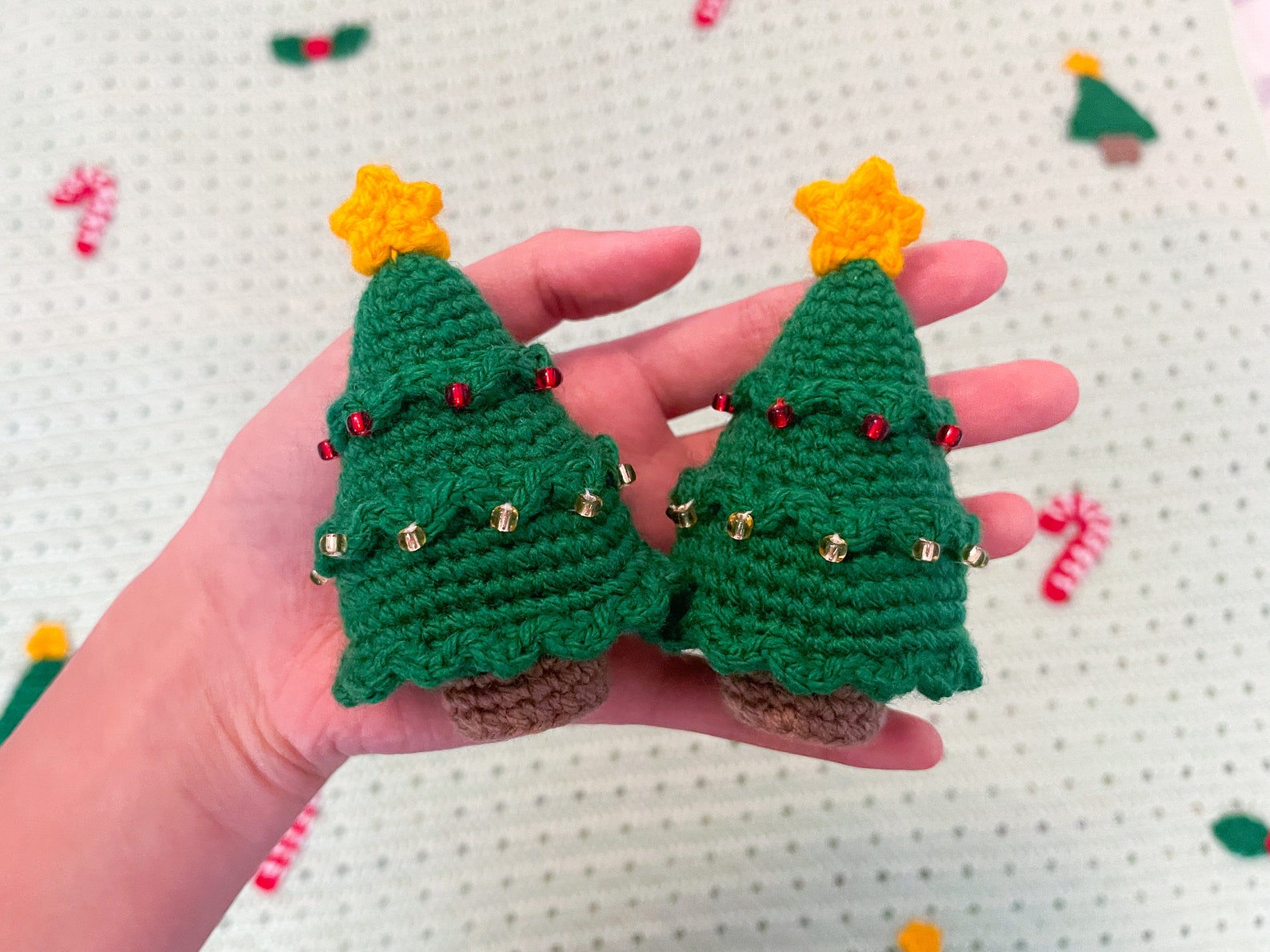 Mini Christmas Tree Crochet Pattern - Etsy