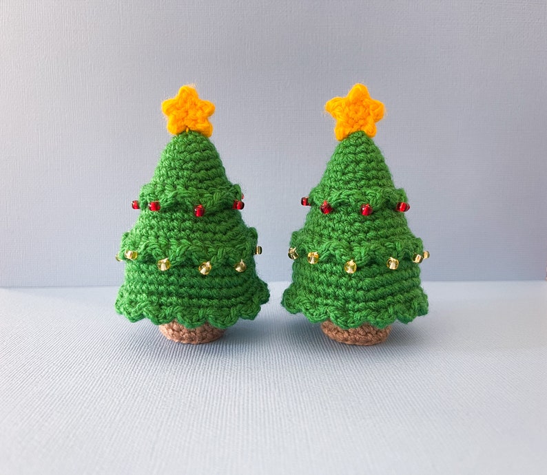Mini Christmas Tree Crochet Pattern - Etsy