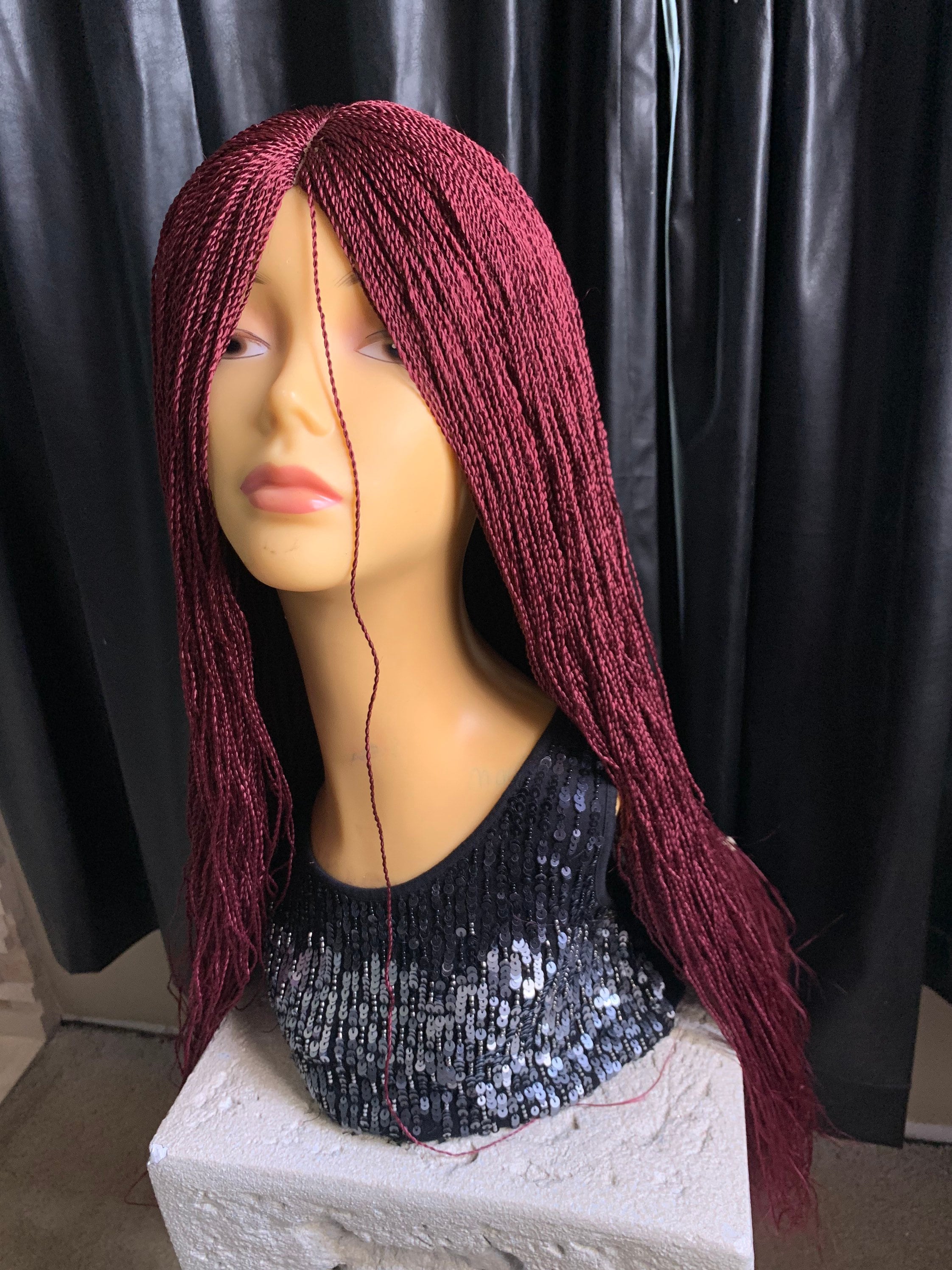Handmade Braided Wig Etsy