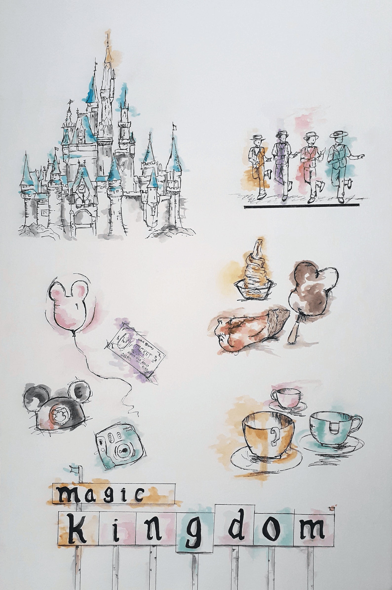 Magic Kingdom Wall Art Magic Kingdom Print Magic Kingdom - Etsy