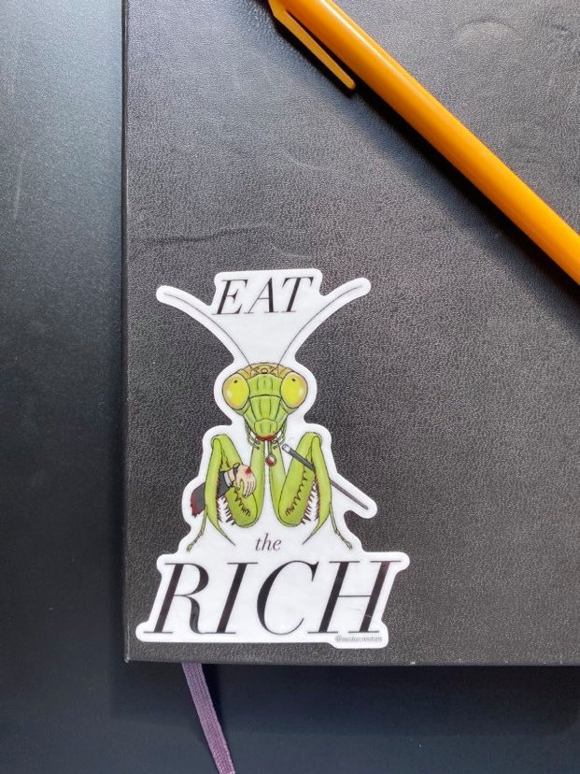 Eat the Rich Sticker - Etsy