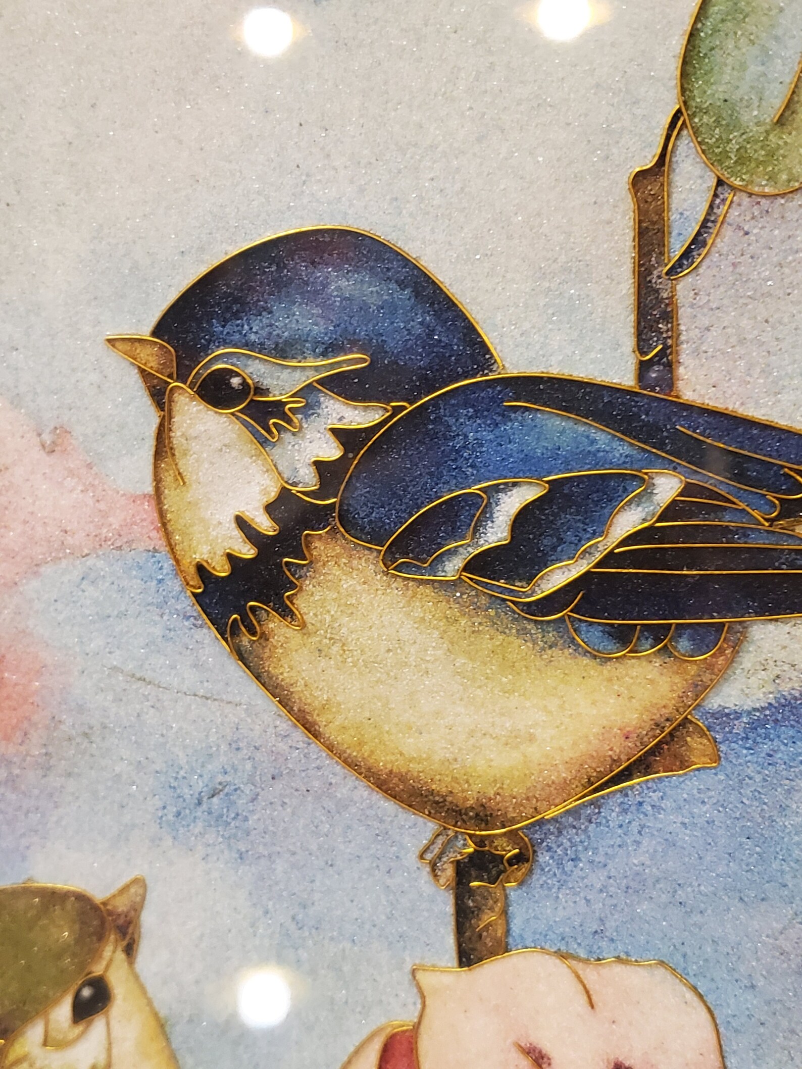 Enamel Painting, Enamel Art, Home Decor,housewarming Gift,cloisonne ...