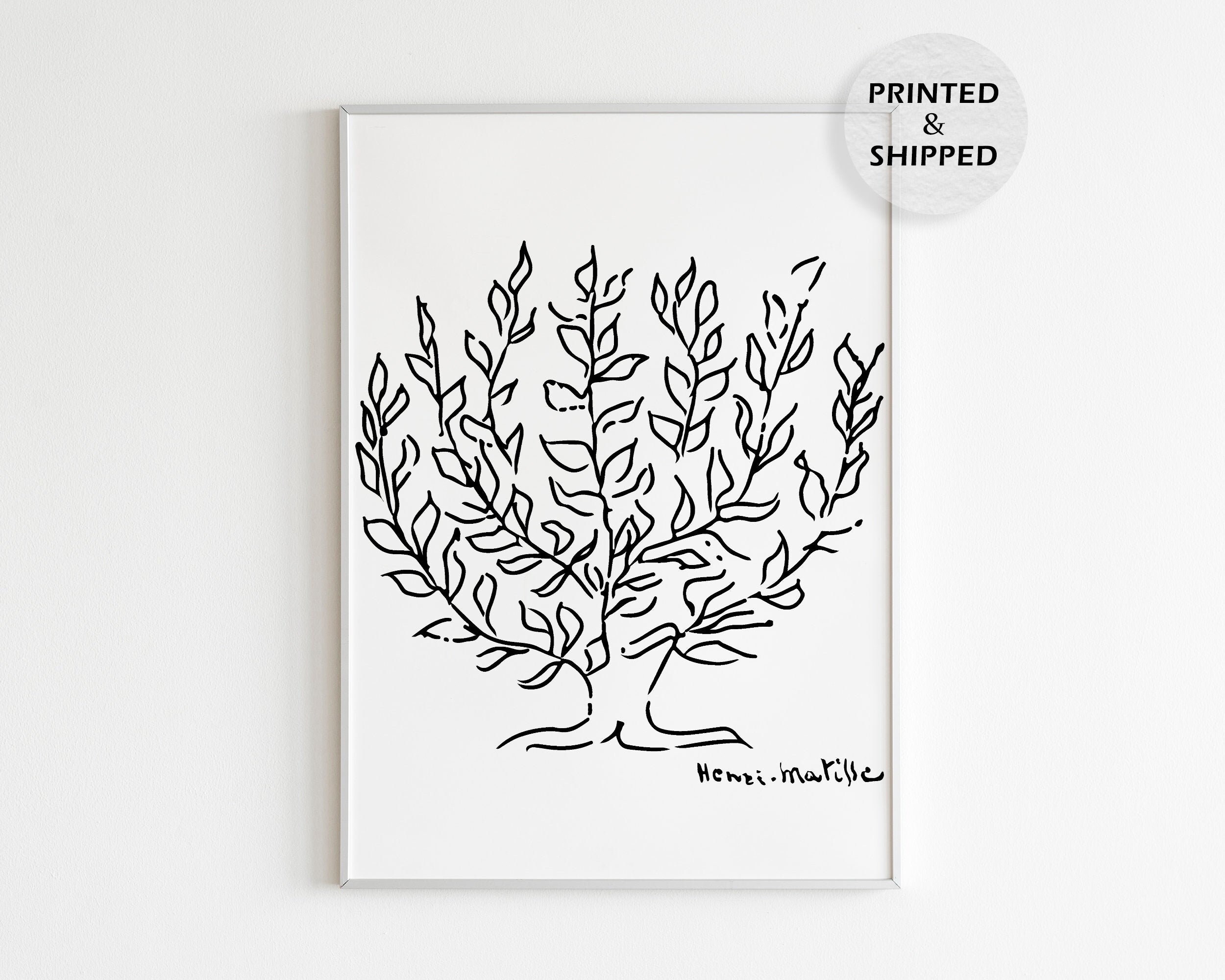 Henri Matisse Tree Henri Matisse Poster Matisse Tree Poster - Etsy