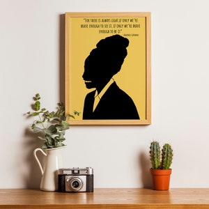Amanda Gorman Poster, There is Always Light Inspirational Quote Print ...