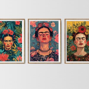 Frida Kahlo BUNDLE Set Printable, Frida Kahlo Gallery Wall Set Art ...