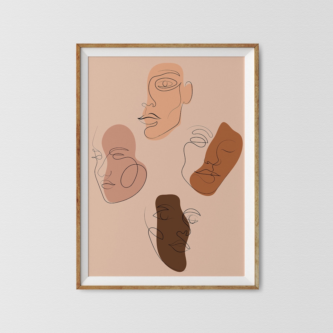 Feminist Line Art Feminist Poster Equality Print Sisterhood - Etsy