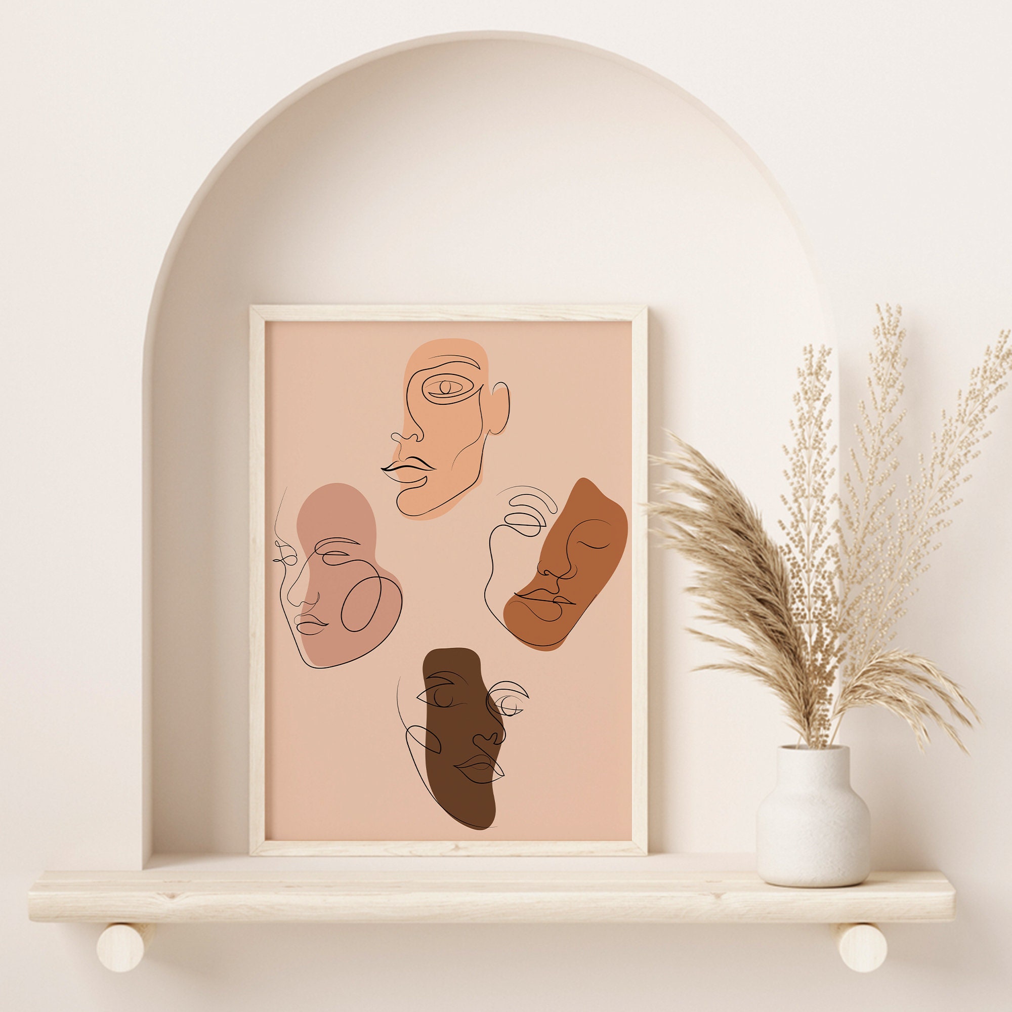 Feminist Line Art Feminist Poster Equality Print Sisterhood | Etsy