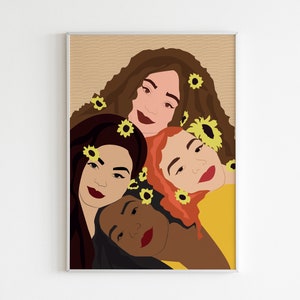 Feminist Poster Bundle, Feminist Wall Art Poster, Girl Gallery Wall Set ...