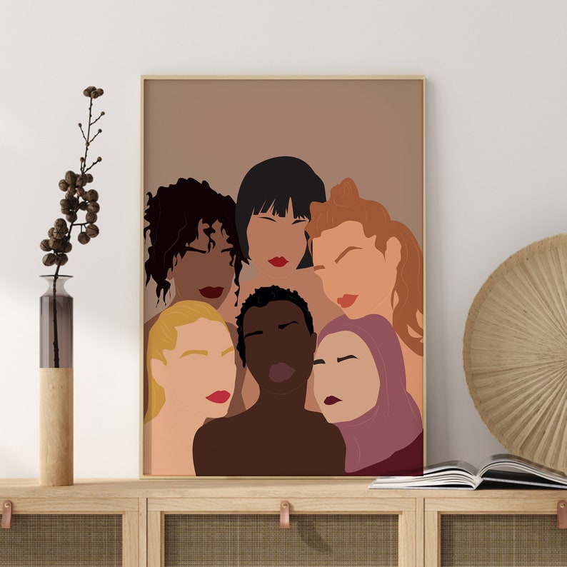 Females Power Wall Art Feminist Wall Art Girl Power Print - Etsy