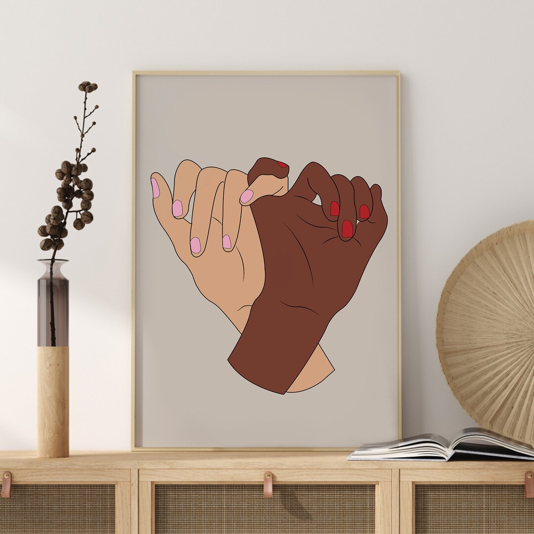 Feminist Peace Sign Print Peace Sign Print Hand - Etsy