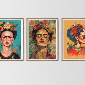 Frida Kahlo BUNDLE Set Printable, Frida Kahlo Gallery Wall Set Art ...