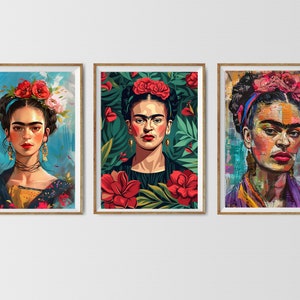 Frida Kahlo BUNDLE Set Printable, Frida Kahlo Gallery Wall Set Art ...