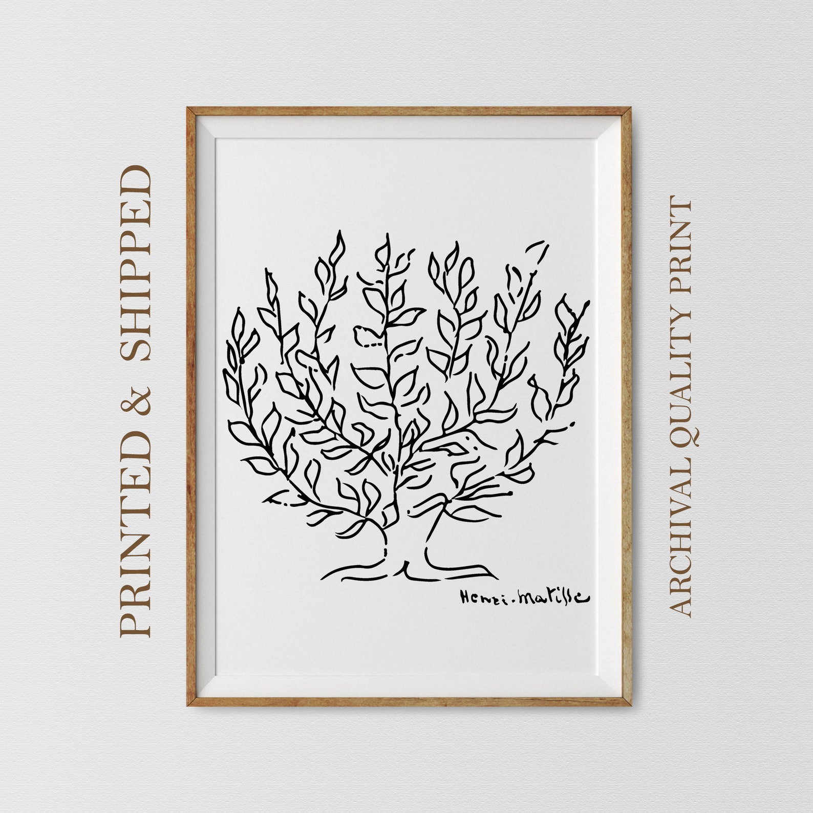 Henri Matisse Tree Henri Matisse Poster Matisse Tree Poster - Etsy