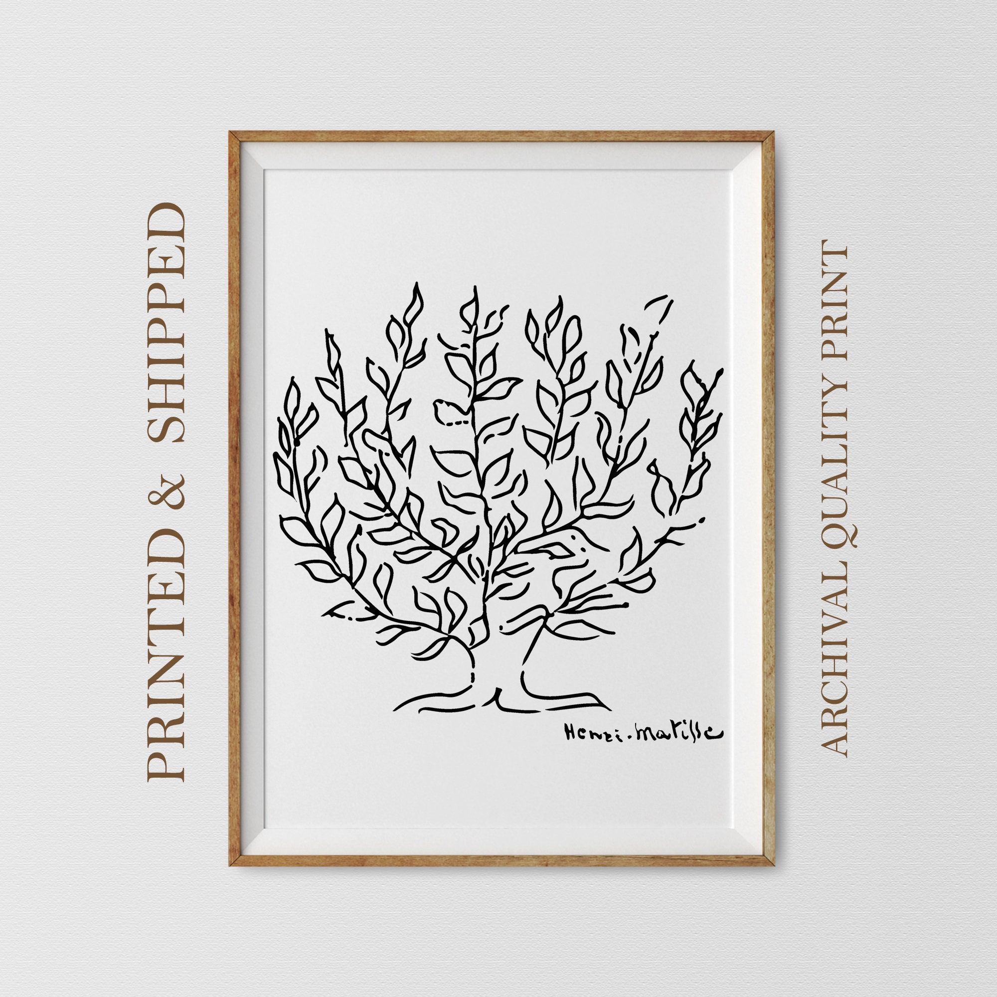 Henri Matisse Tree Henri Matisse Poster Matisse Tree Poster - Etsy