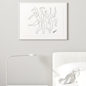 Picasso Dancer Line Drawing Print, Pablo Picasso Poster Picasso Dance ...