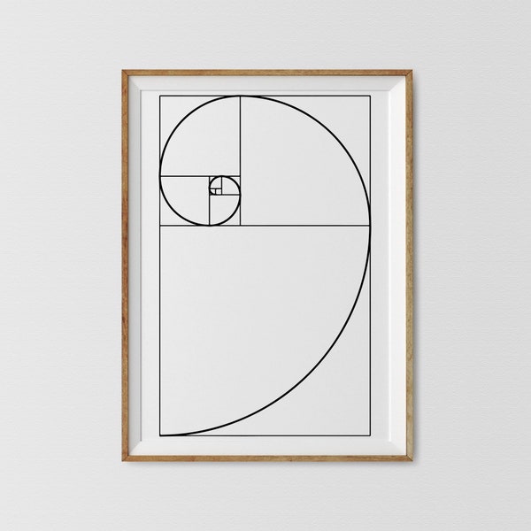 Fibonacci Spiral - Etsy