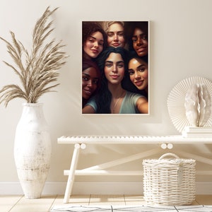 Females Power Wall Art, Feminist Wall Art, Girl Power Print, Printable ...