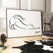Picasso Cat Sketch Wall Art, Picasso Animals Line Art, Picasso ...