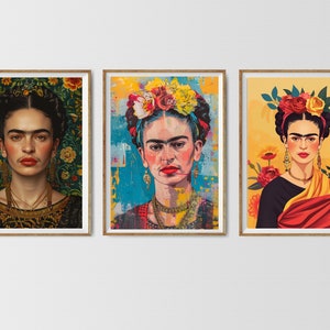 Frida Kahlo BUNDLE Set Printable, Frida Kahlo Gallery Wall Set Art ...