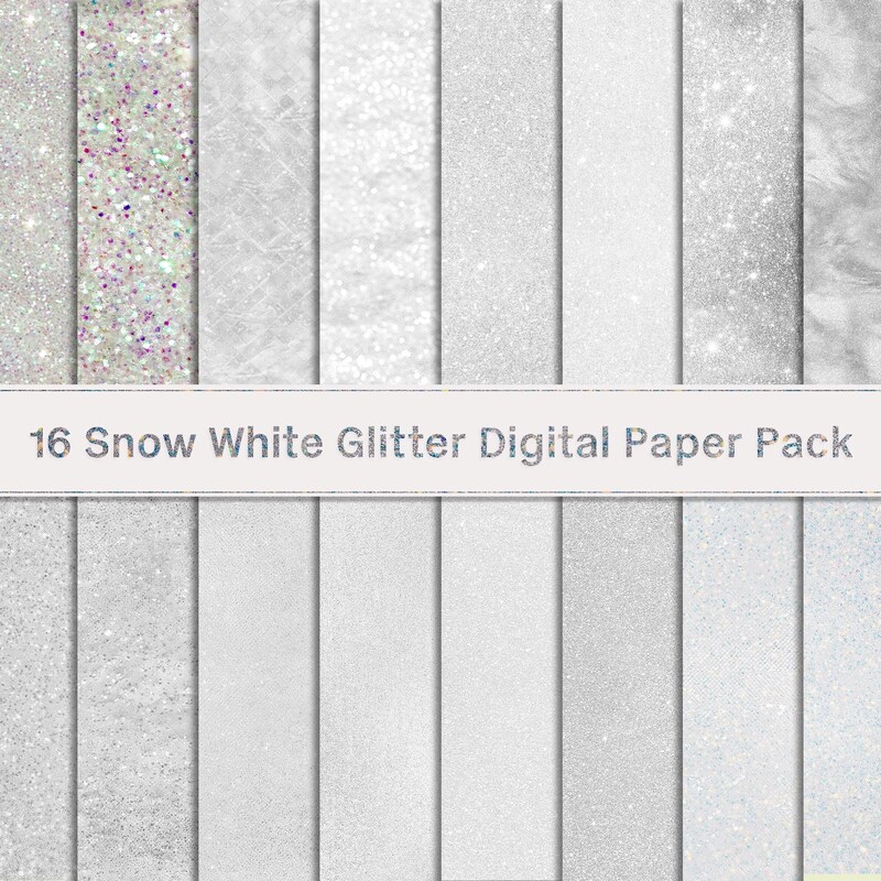 Silver Glitter - Etsy