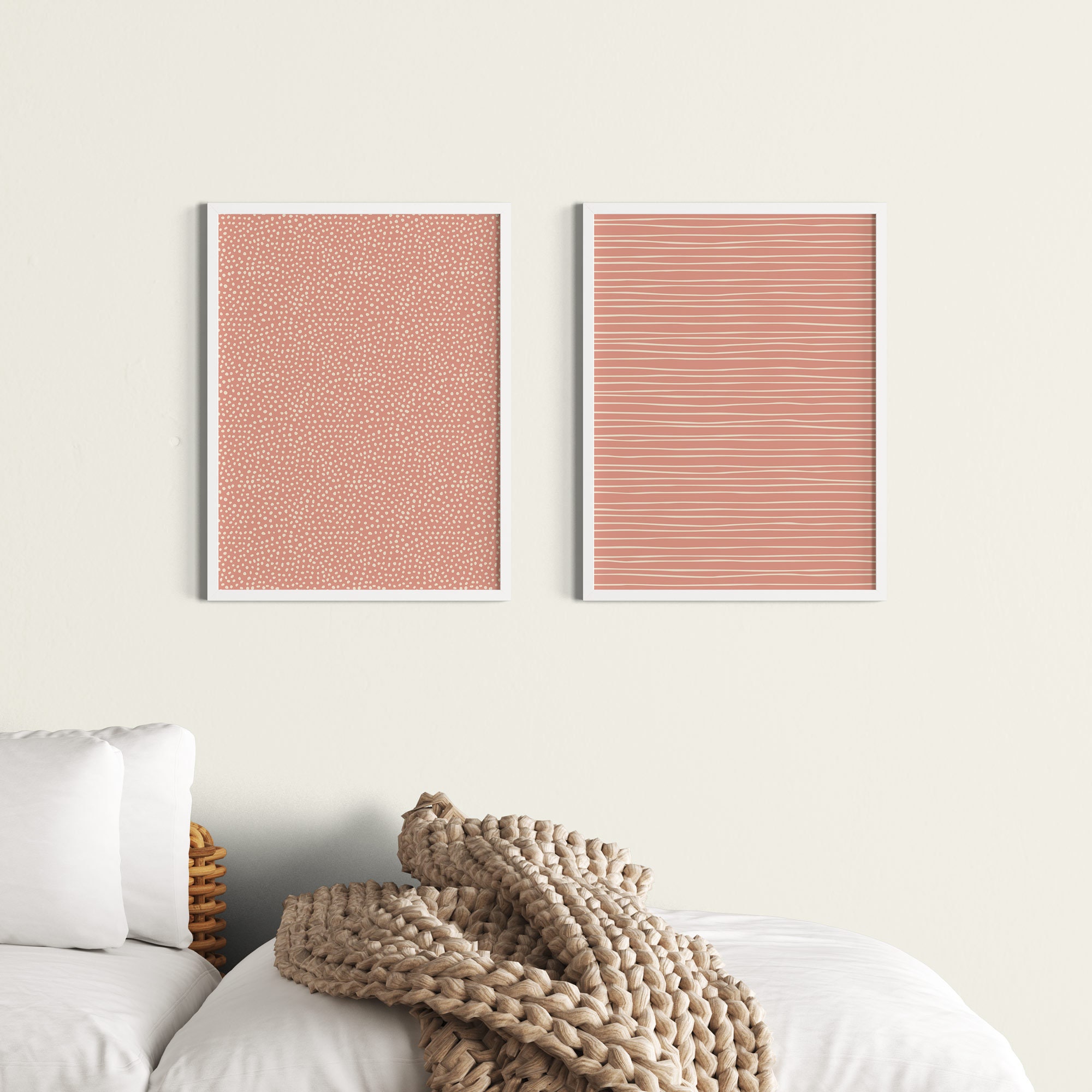10 Seamless Doodle Boho Digital Paper Pack, Pink Boho Scandi Digital ...