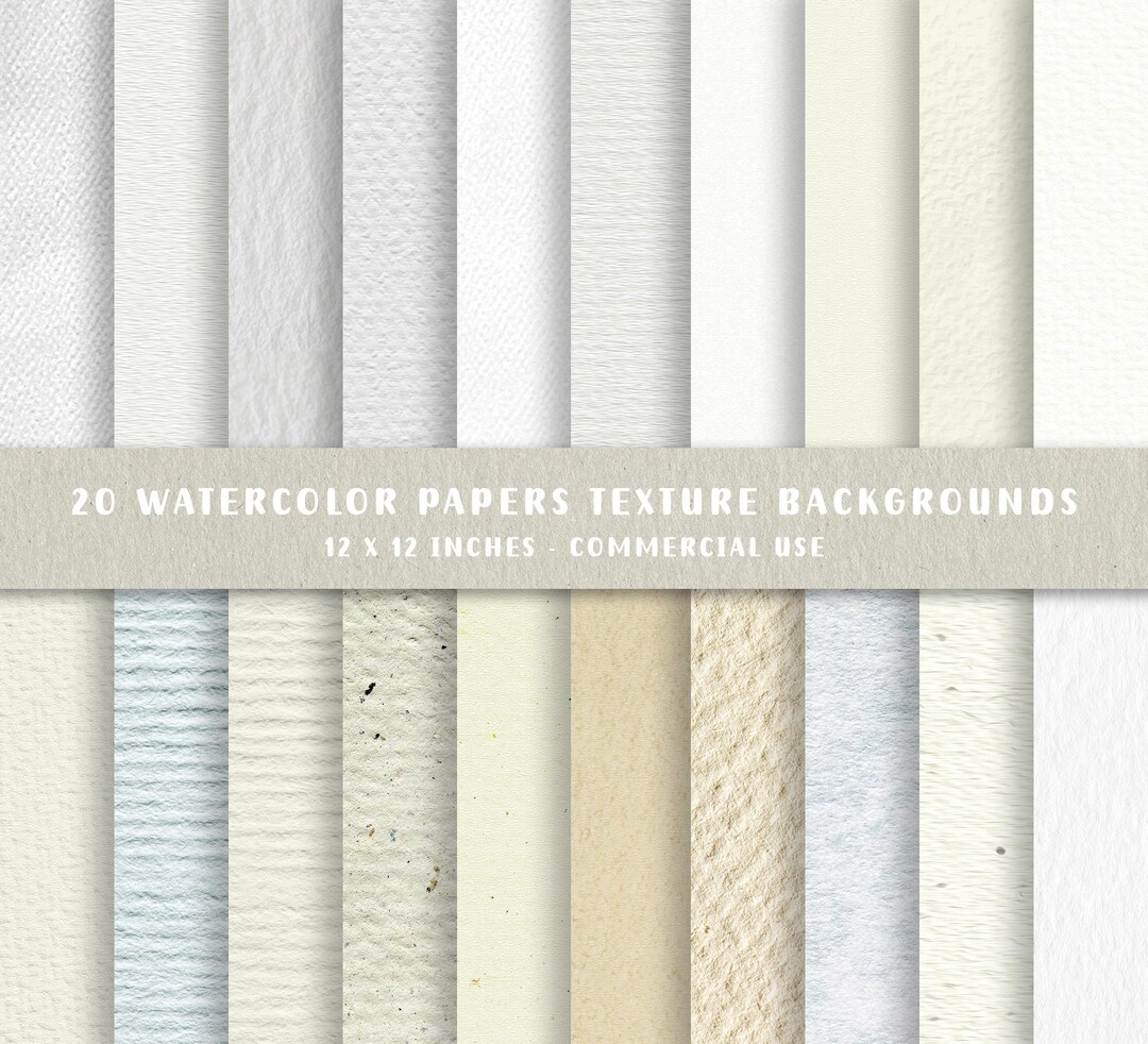 20 Neutral Watercolor Digital Paper Pack, Seamless Textures (digital ...