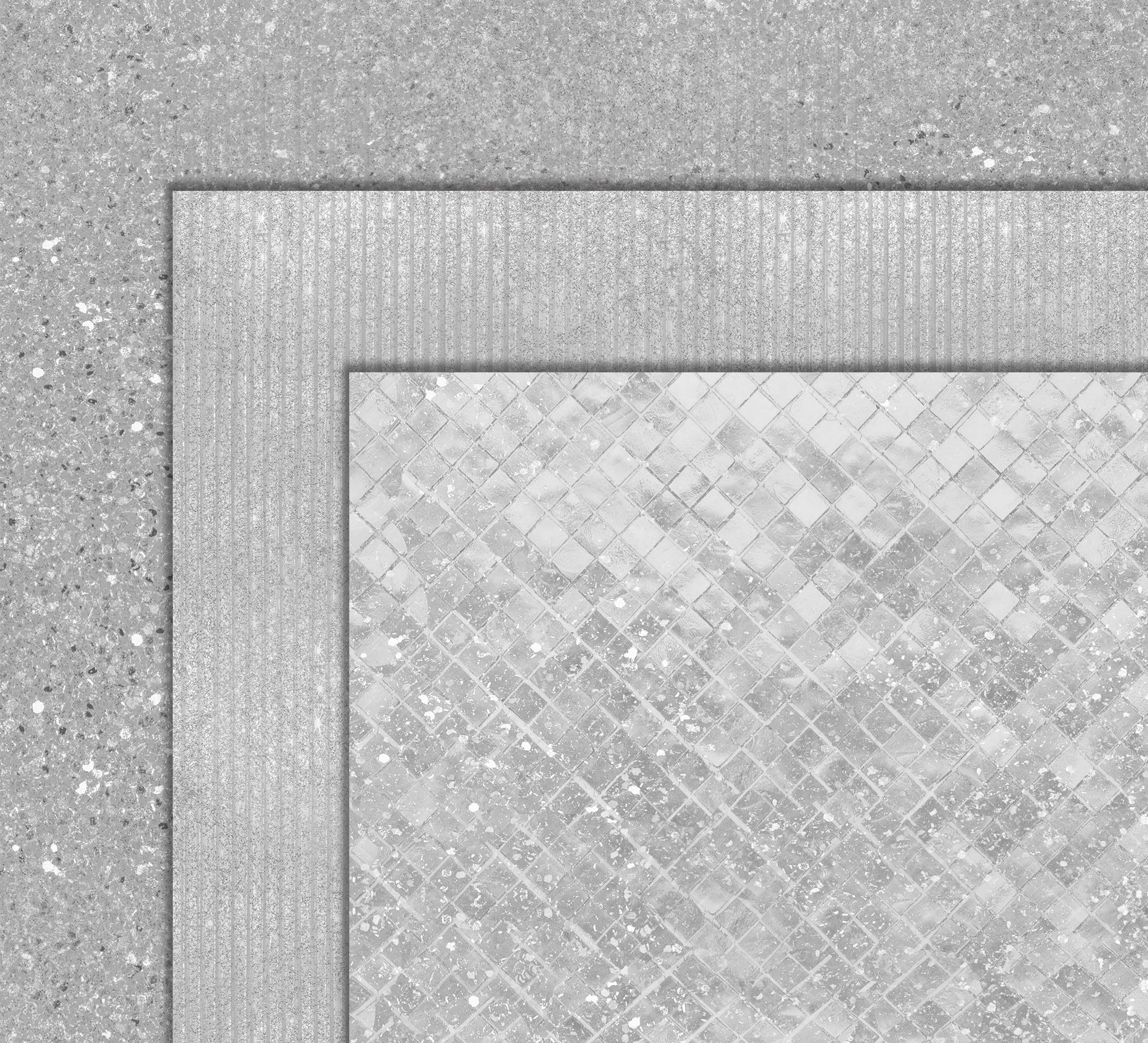 Luxury Silver Glitter Digital Paper Pack, Background Texture, Silver ...