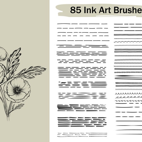 Vector Stitch Brush Library for Adobe Illustrator - Etsy