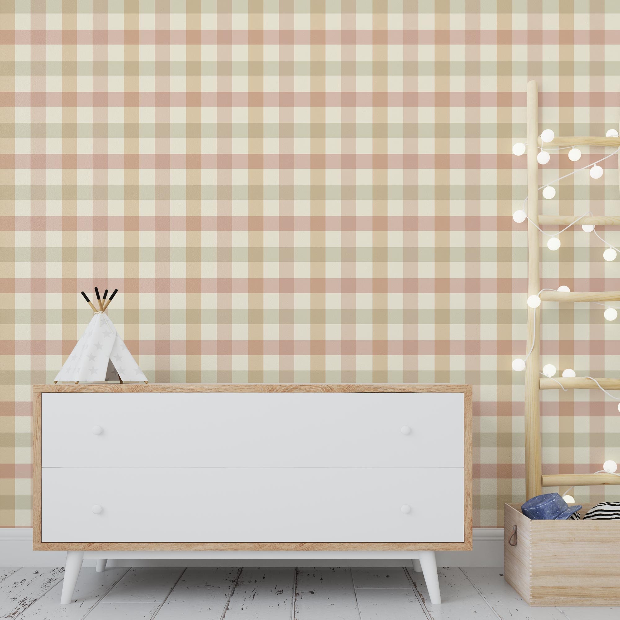 Boho Plaids Digital Paper Pack, Spring, Summer Plaids Digital ...