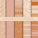 10 Seamless Doodle Boho Digital Paper Pack, Pink Boho Scandi Digital ...