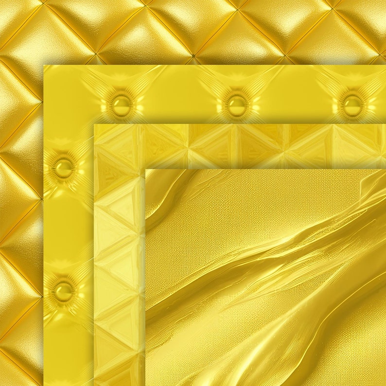 Luxury Gold Foil Glitter Digital Paper Pack, Gold Texture Paper Yellow ...