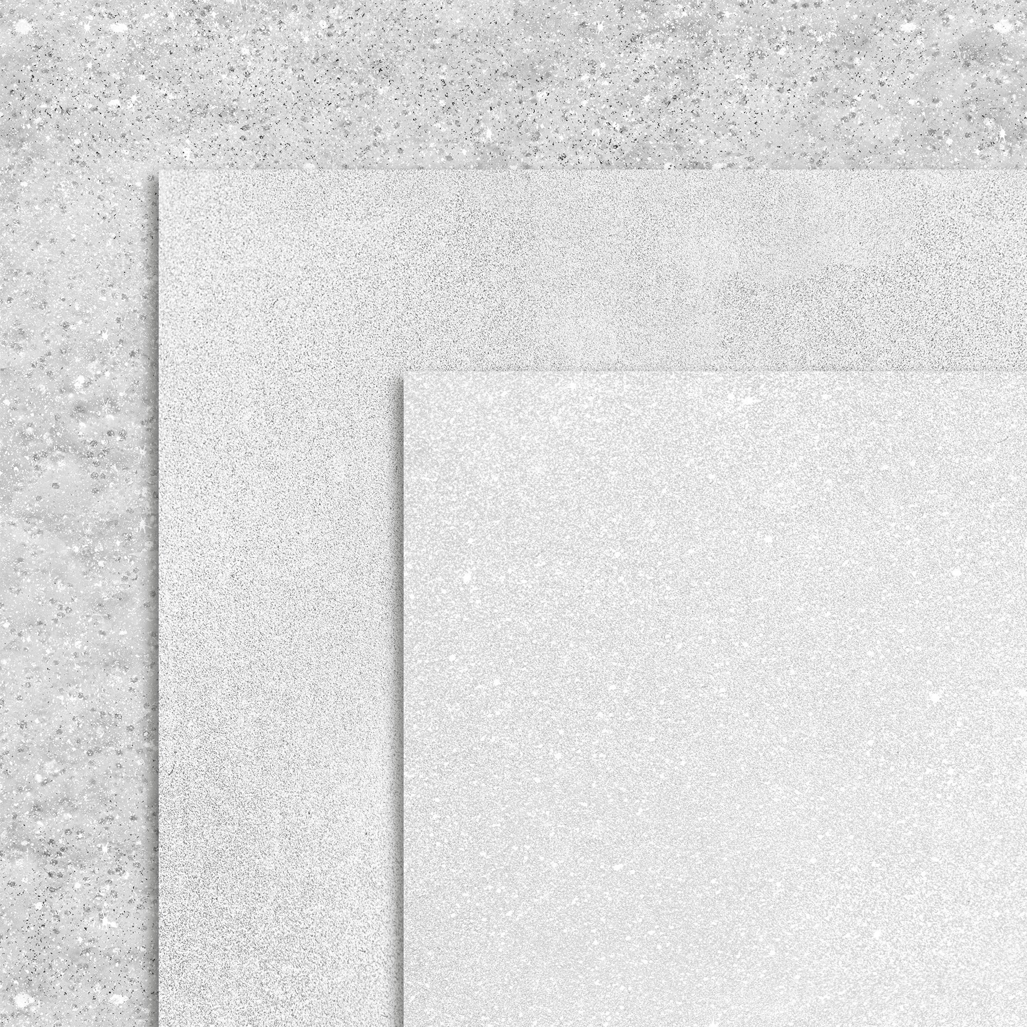 White Glitter Digital Paper Pack: Snow Texture Backgrounds (digital Download) - Etsy