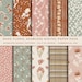 Boho Floral Digital Paper Seamless Pattern Spring Floral - Etsy